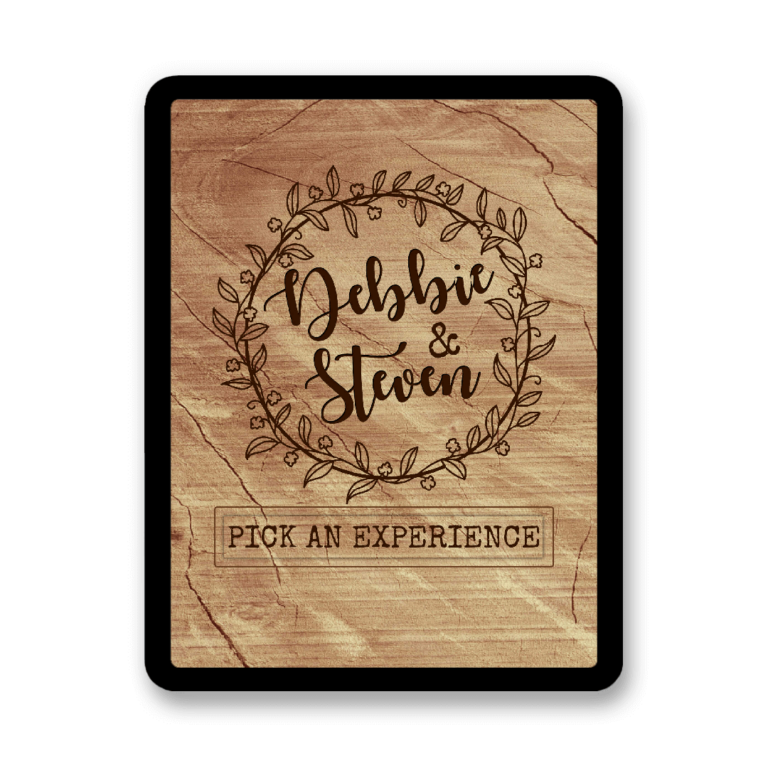 Wood Burn Buttons - BespokeBooth