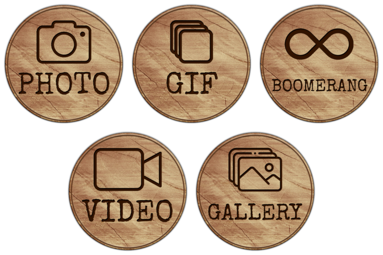Wood Burn Buttons – BespokeBooth
