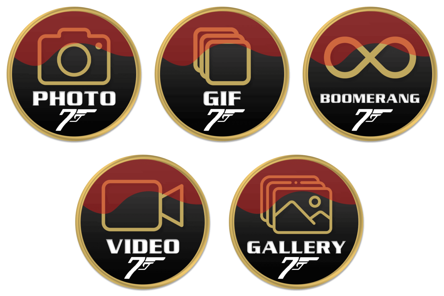 Buttons – BespokeBooth